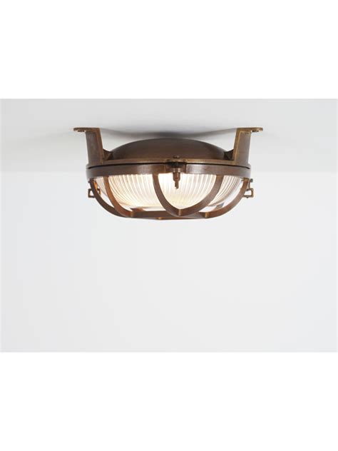 Solid Brass Bulkhead Sconce 3839a Muselli Officineluce