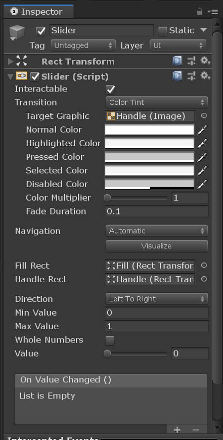 Unity Ui Slider Tpoint Tech
