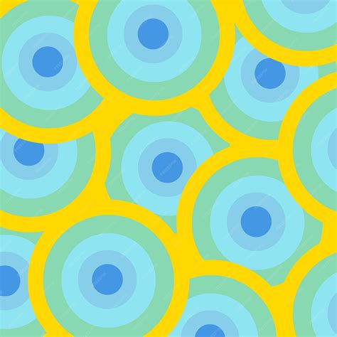 Premium Vector Circular Geometric Pattern