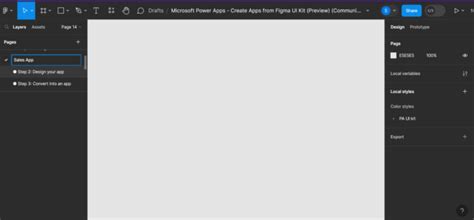 Design Canvas App Using The Figma Ui Kit Power Community