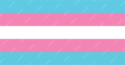 트랜스 젠더 Lgbt 프라이드 플래그 벡터 이미지 프리미엄 벡터