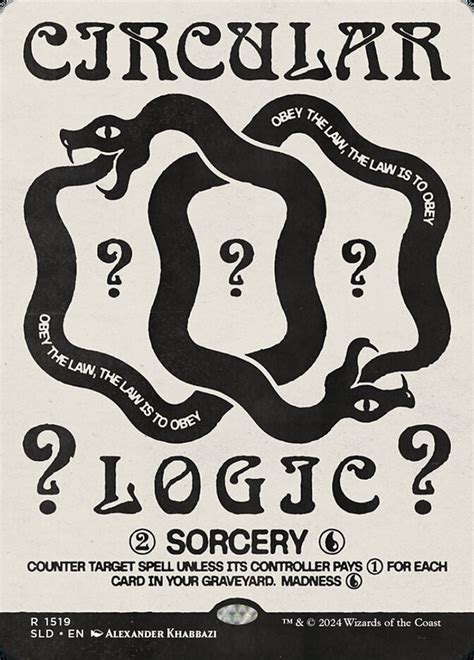 Circular Logic · Secret Lair Drop Sld 1519 · Scryfall Magic The