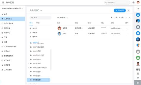 部门和职位管理 Hap