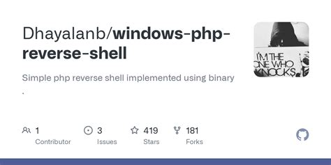 Windows Php Reverse Shellreverse Shellphp At Master · Dhayalanbwindows Php Reverse Shell · Github