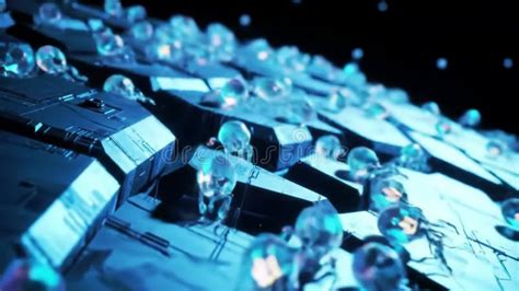 Exploring The Intricate World Of Crystal Structures And Their Dynamic Interactions Stock Footage