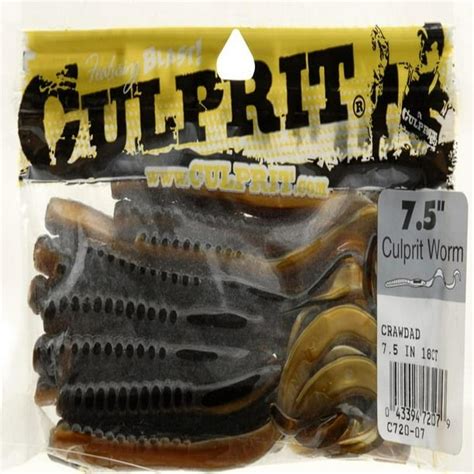 Culprit 75 Original Worm Crawdad 18 Count