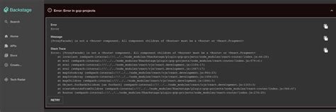Backstageplugin Gcp Projects React Router Package Error · Issue 9097