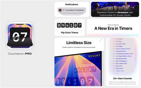 Countdown Pro 专业倒计时和计时器应用 Macos