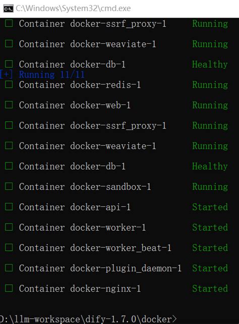 【docker Desktop】部署dify时，docker容器启动失败dependency Failed To Start