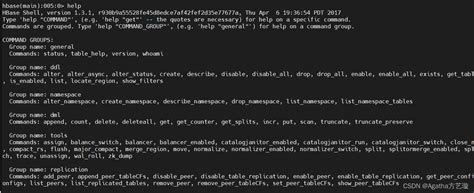 Hbase命令行语句hbase查询语句 Csdn博客