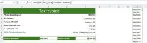 Auto Invoicing In Excel Using Formula No VBA PK An Excel Expert