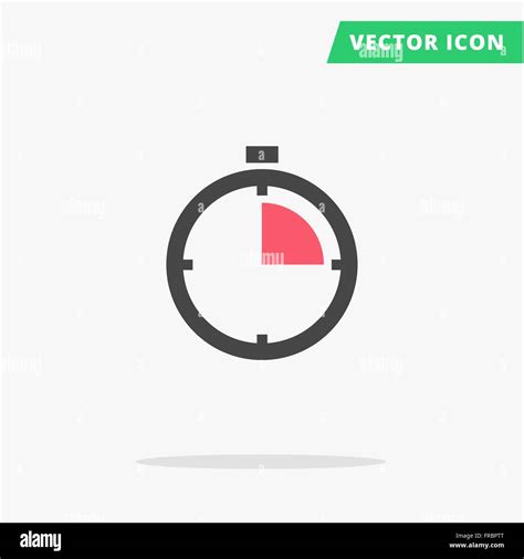 Clock Stopwatch Icon Vector Stock Vector Image And Art Alamy