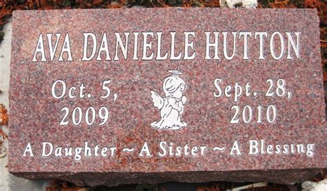 Ava Danielle Hutton 2009 2010 Find A Grave Memorial