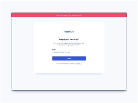 Forgot Password Ui Design By Ildiko Gaspar On Dribbble