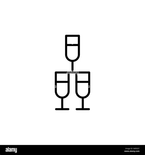 Clinking Champagne Glasses Vector Cut Out Stock Images And Pictures Alamy