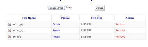 Javascript Not Able To Upload Files Having Same Name In Multiple File