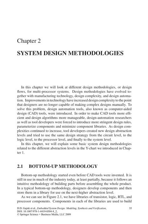 Pdf Chapter 2 System Design Methodologies Dokumentips