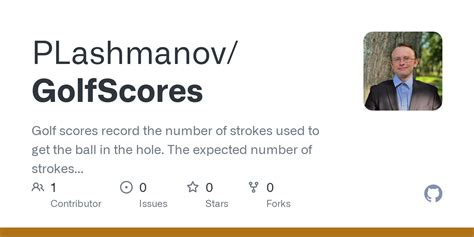 Github Plashmanovgolfscores Golf Scores Record The Number Of