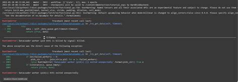 DataLoader Worker Pid S Exited Unexpectedly Issue Open Mmlab Mmdetection GitHub