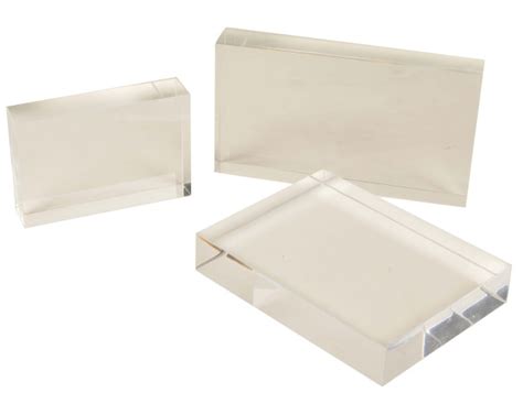 Rectangular Block Acrylic Sahara Scientific