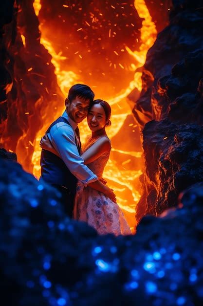 Premium Ai Image Cute Couple Photograph