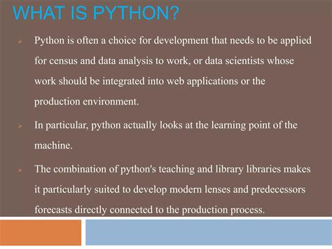 Python Libraries For Data Science Pptx Programming Languages Computing