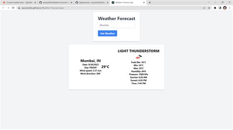 Github Krishchowdary Weather Forecastt
