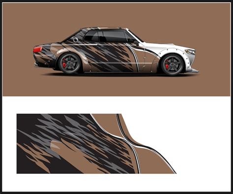 Publicidad De Rotulaciones De Automóviles O Gráficos De Diseño De