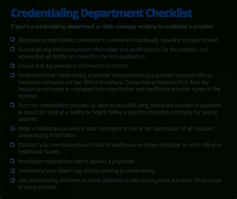Browse Our Image Of Credentialing Checklist Template Checklist