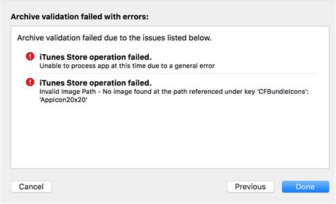 Ios Error When Im Archiving My App To Submit It To Apple Store