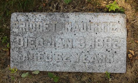 Bridget Tobin Naughten 1830 1892 Monumento Find A Grave