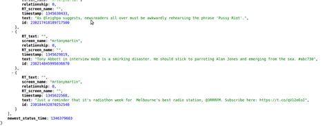 Grant Trebbin Downloading Tweets Using Twitters Api And Python