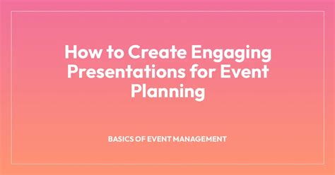 Basics Of Event Management • Event Management Evm Institute
