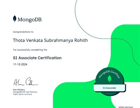 Mongodb Certification Dataengineering Databasesolutions