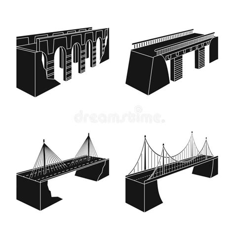 Vector Illustration Of Construct And Side Sign Set Of Construct And
