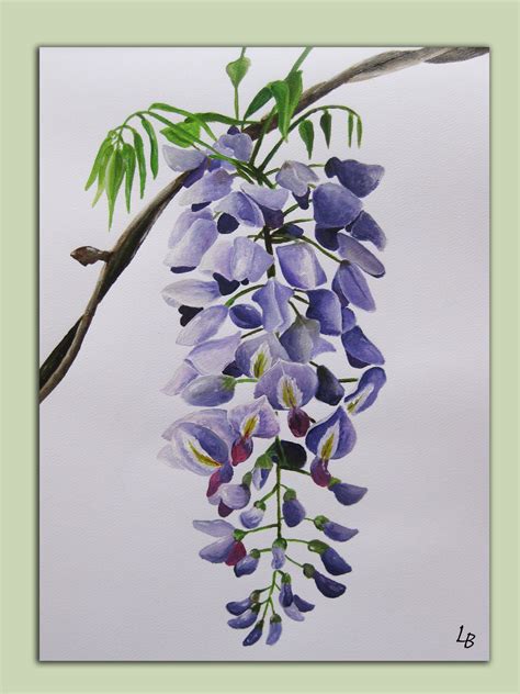 Wisteria Acrylic Painting Tutorials