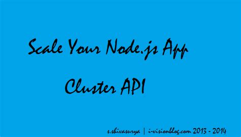 How To Scale Your Nodejs App Cluster Api And Express With Benchmarking