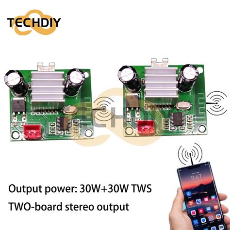 Bluetooth 30w Power Amplifier Tws Speaker Sound Module Board Audio Receiver Bluetooth Power