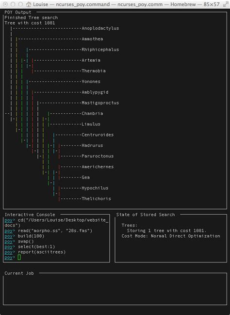 26 visualizing trees an ascii tree left is generated using the