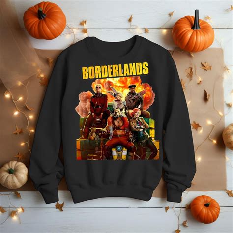 Adventure Game Character Shirt Song Roland Tiny Tina Claptrap Mad Moxxi Bomb Squad Design