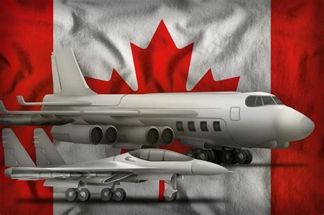 상태 플래그 배경에 캐나다 공군 개념 3 차원 일러스트 레이 션 기에 대한 스톡 사진 및 기타 이미지 기 날기 러시아