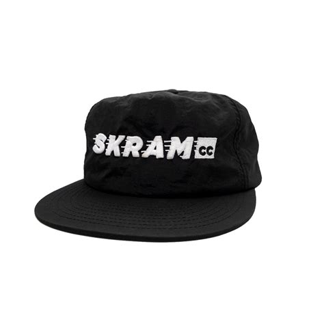 Five Panel Fast Cap Black Skram Eyewear