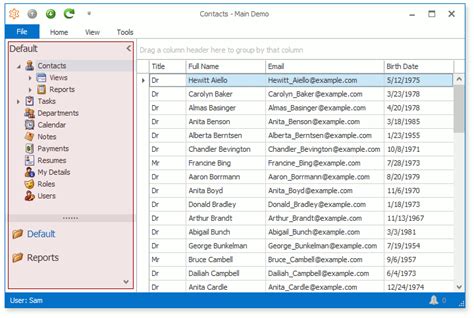 Navigation Xaf Cross Platform Net App Ui And Web Api Devexpress Documentation