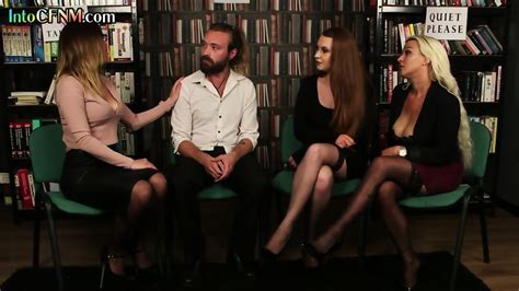 Cfnm Femdom Ladies Suck Cock In Group Library Blowjob Eporner