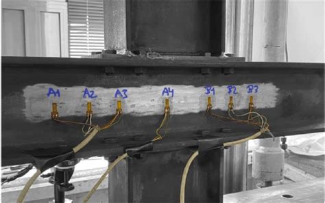 Strain Gauges Layout For Cp1 And Cp2 Specimens Download Scientific