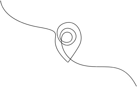 Premium Vector Continuous One Line Drawing Of Path And Location Pointers Simple Pins On Way
