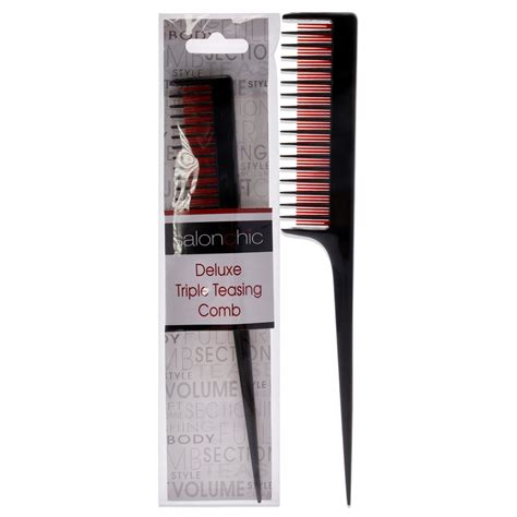 SalonChic Deluxe Triple Teasing Comb Unisex 1 Pc Amazon Ca Health Personal Care