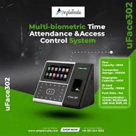 ESSL UFace 302 Multi Biometric Time Attendance Access Control System Fingerprint Face