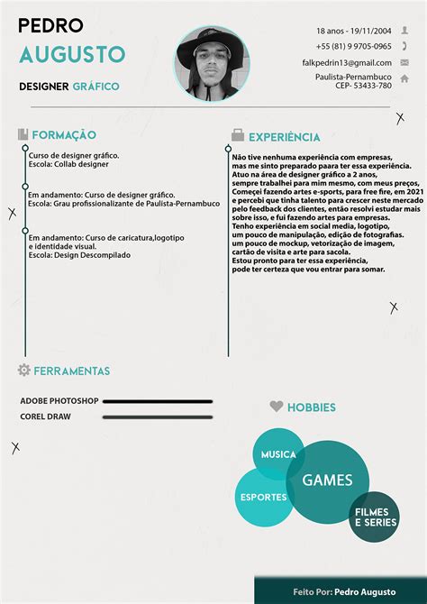 CURRÍCULO PORTFÓLIO on Behance