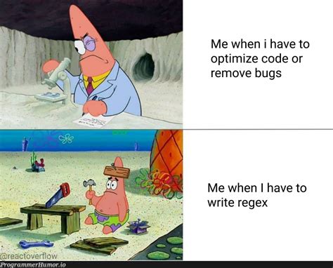 Regex Is My Nemesis ProgrammerHumor Io